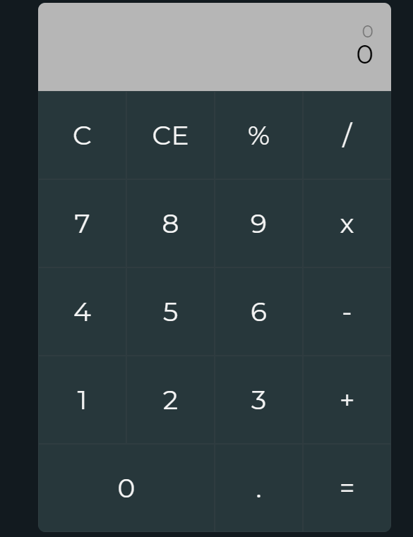 Create Calculator Using HTML CSS JavaScript Source Code 