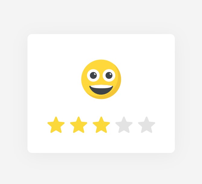 Create A 5 Star Rating With HTML And CSS Code