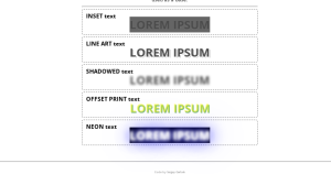 23 CSS Text Shadow Effects