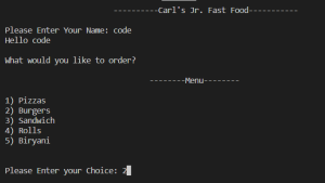 Creating a Fast Food Ordering System using C++ (Source Code)