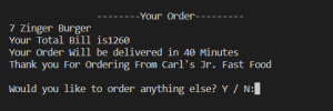 Creating a Fast Food Ordering System using C++ (Source Code)