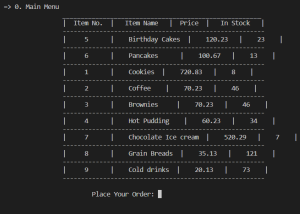 Bakery Management System using C++ (With Source Code)