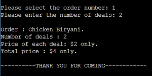 Restaurant Menu System Using C++ (With Source Code)