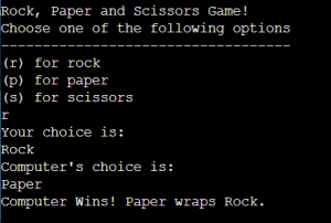 Rock Paper and Scissors Game Using C++ ( With Source Code)