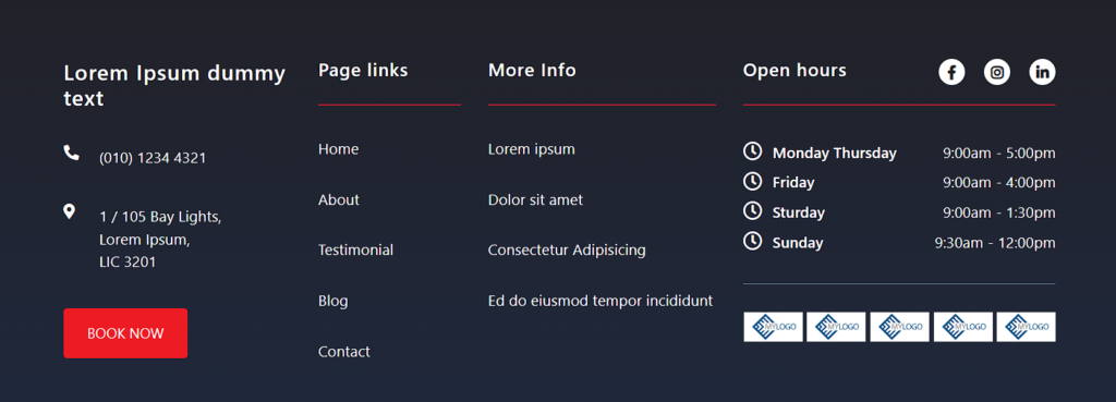 20+ CSS Footer Designs - CodeWithRandom