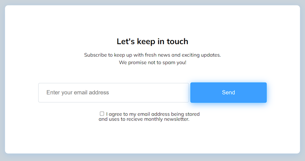 15 Css Subscribe Forms Codewithrandom 9250